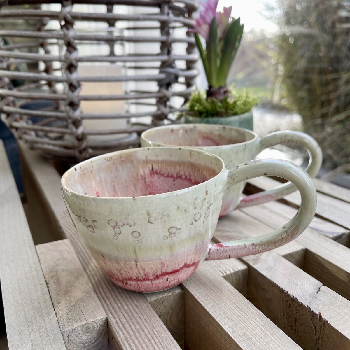 Kopper med hank - Wessbergkeramik.dk